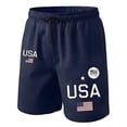 WERYOUNG Casual Athletic Shorts For Man Patriotic American Flag Shorts ...