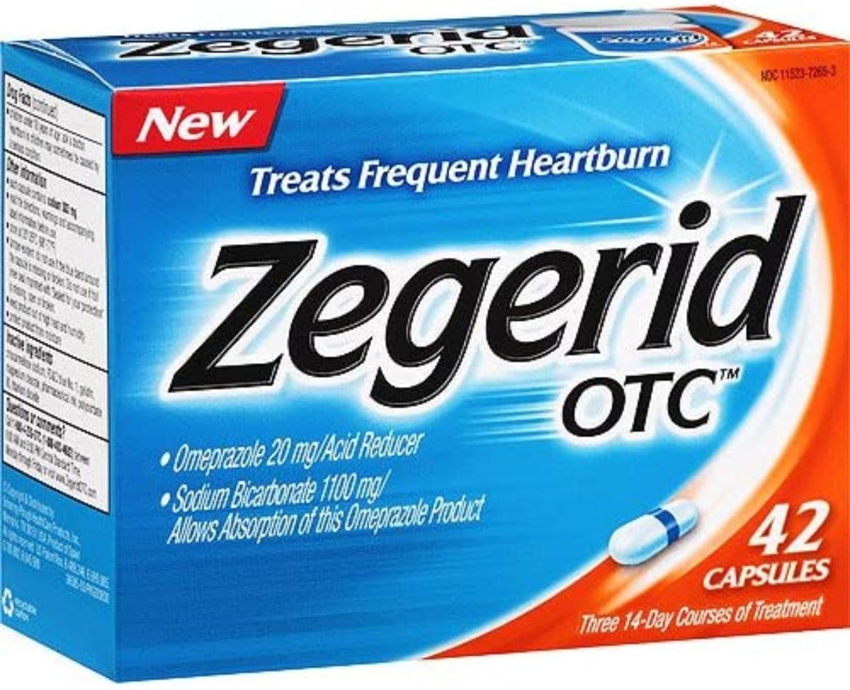 ZEGERID OTC CAPS 42 (2 Boxes), Zegerid OTC By Visit the Zegerid Store ...
