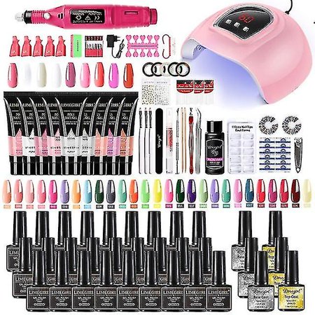 Tatum88 Nail Set With Nail Dryer Manicure Machine Set Nail Polygels ...