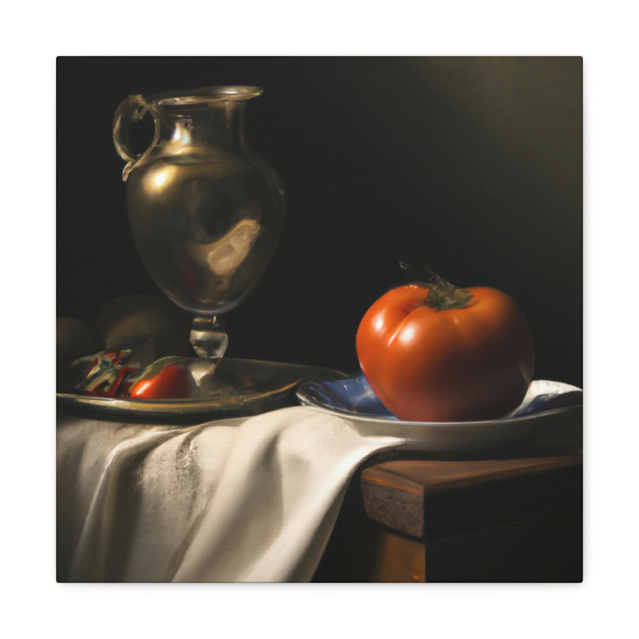 Tomato Still Life - Canvas - Walmart.com