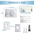 Retractable Clothesline,Wall-Mounted Indoor Clothes Line for Hanging ...