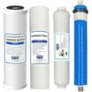 Pure Blue H2O 5-Pack Carbon Home Cartridge for 4-Stage Reverse Osmosis ...