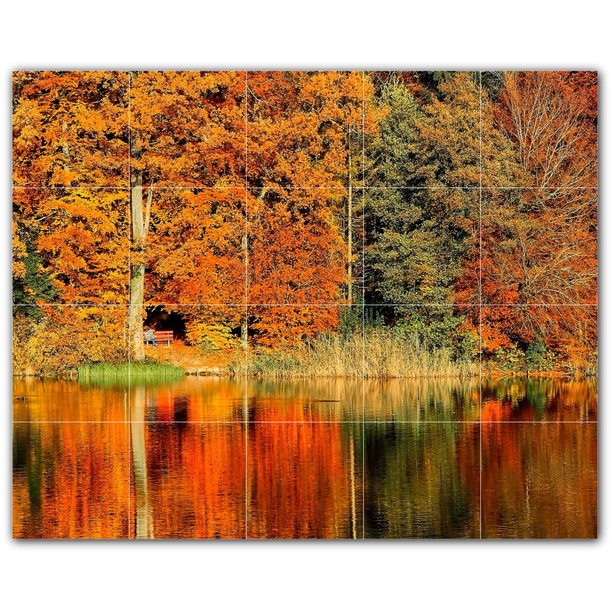 Picture-Tiles.com: Autumn Ceramic Tile Wall Mural WAL500034-54XL. 60"W ...