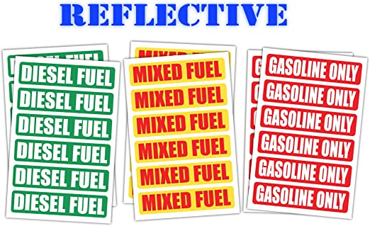 3M Reflective Diesel | Mixed Fuel | Gasoline ONLY Automotive Fuel ...