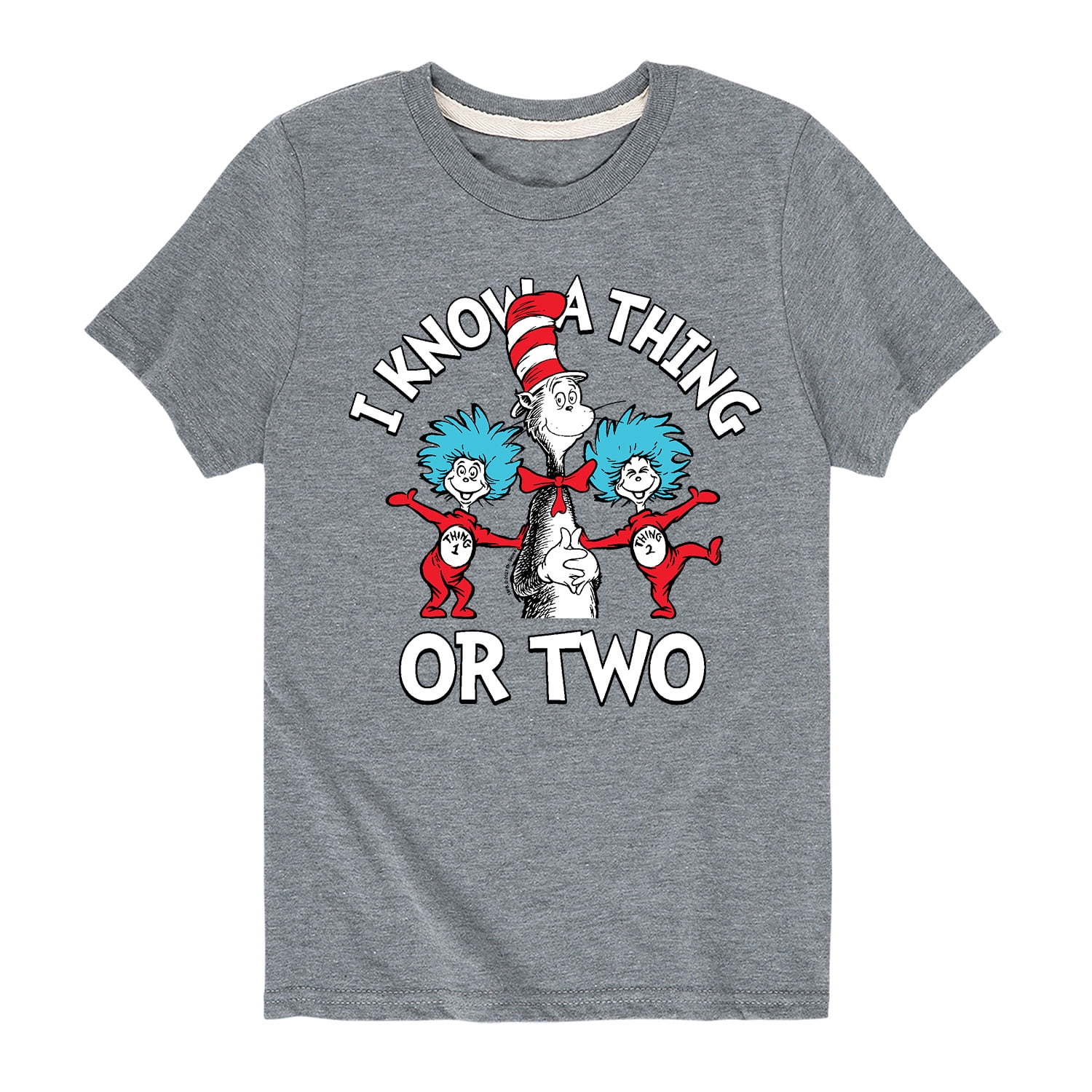 Dr. Seuss - I Know A Thing Or Two - Toddler And Youth Short Sleeve ...