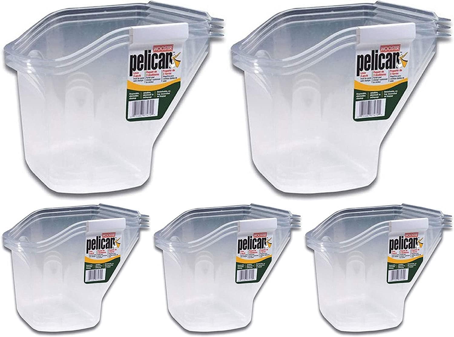 Paint Pail Liner Wooster Brush 8629 Pelican Liner, 1 litro, paquete de ...