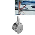 50mm/2.0in Marine Pulley Double Roller 400kg Loading 304 Stainless ...