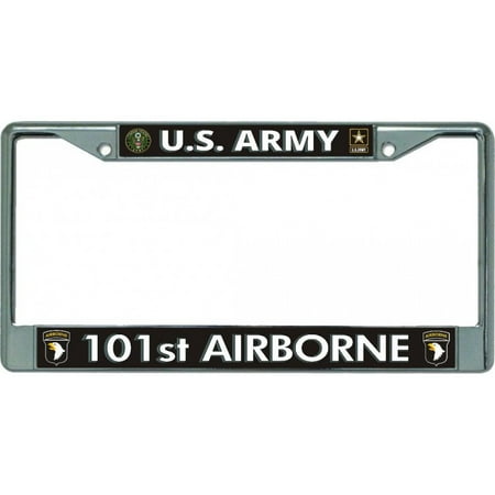 U.S. Army 101st Airborne #2 Chrome License Plate Frame | Walmart Canada
