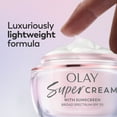 Olay SPF 30 Face Cream Super Serum Moisturizer, 15 mL Trial Size, Hydrating Brightening ...
