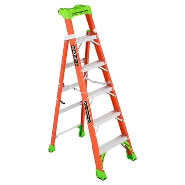 Louisville Ladder FXS1508 8 ft. Fiberglass Cross Step Ladder, Type IA ...