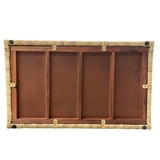 eHemco Large Woven Water Hyacinth Storage Trunk, Heavy-duty, Metal ...