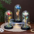 Glass Dome LED Rose, Light Up for Home and Holiday Decor - Walmart.com