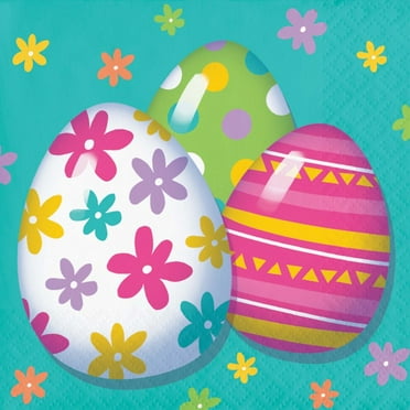 Hippity Hoppity Easter Paper Lunch Napkins 16 Per Pack - Walmart.com