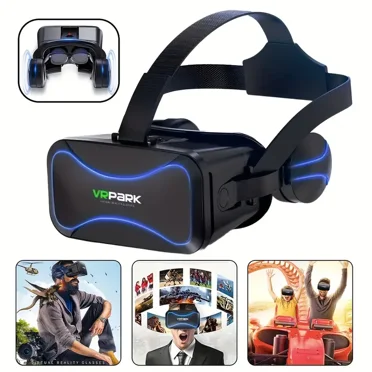 VR Headset for Phone with Controller,Adjustable 3D Glasses Compatible 5 ...