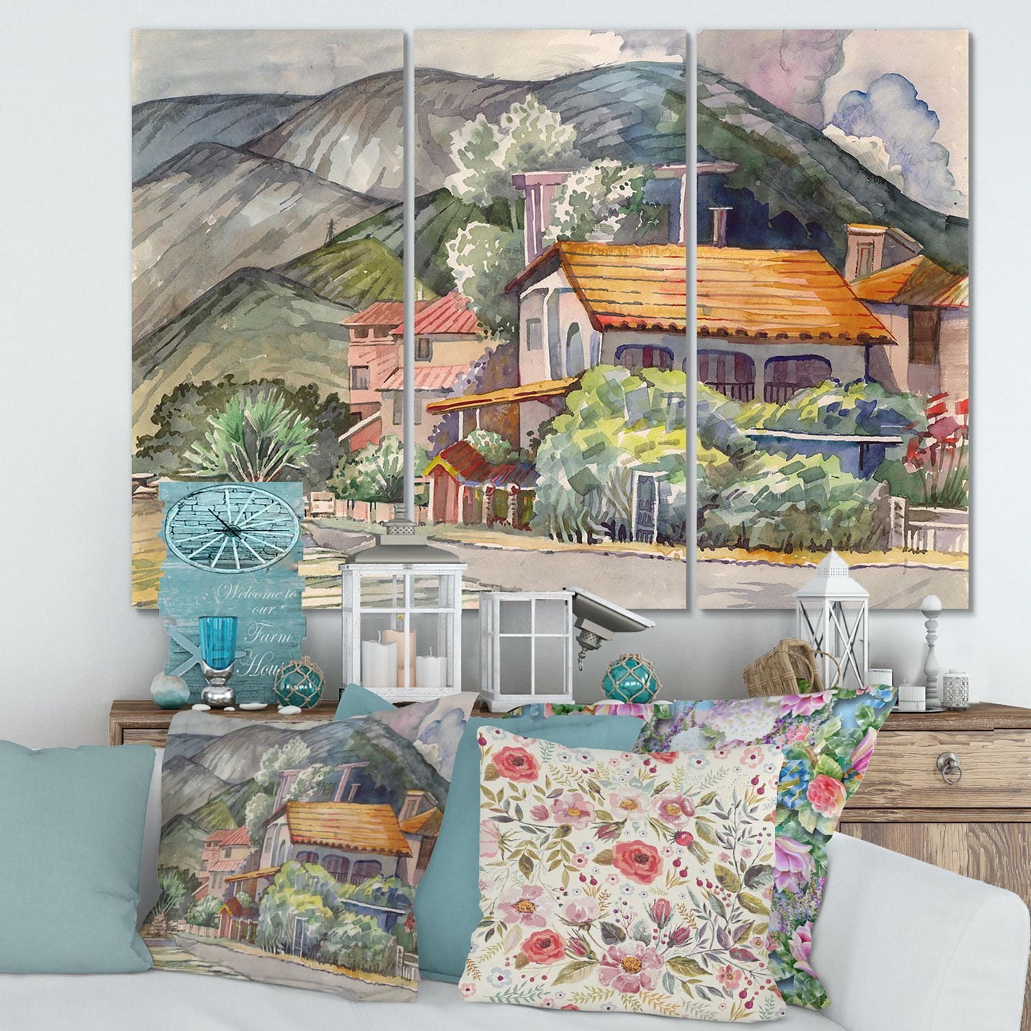 Click here for Designart Greek Landscape Off The Coast Of The Aeg... prices