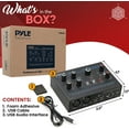 Professional USB Audio Interface with MIC/LINE, Guitar, AUX Stereo and ...