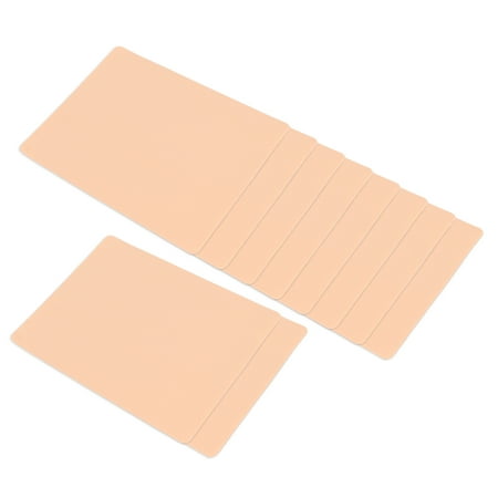 Blank Practice Skin, Silicone Skin Practice Sheet High Resilience 10pcs ...