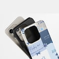 Blue Aesthetic Collage For All iPhone Series Protective Phone Case ...