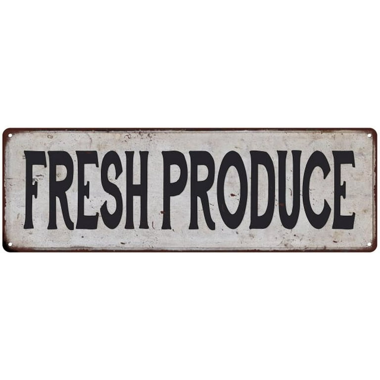 Fresh Produce Sign