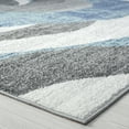 Free Shipping! Bliss Rugs 5x8 Contemporary Area Rug Abstract Dark Gray ...