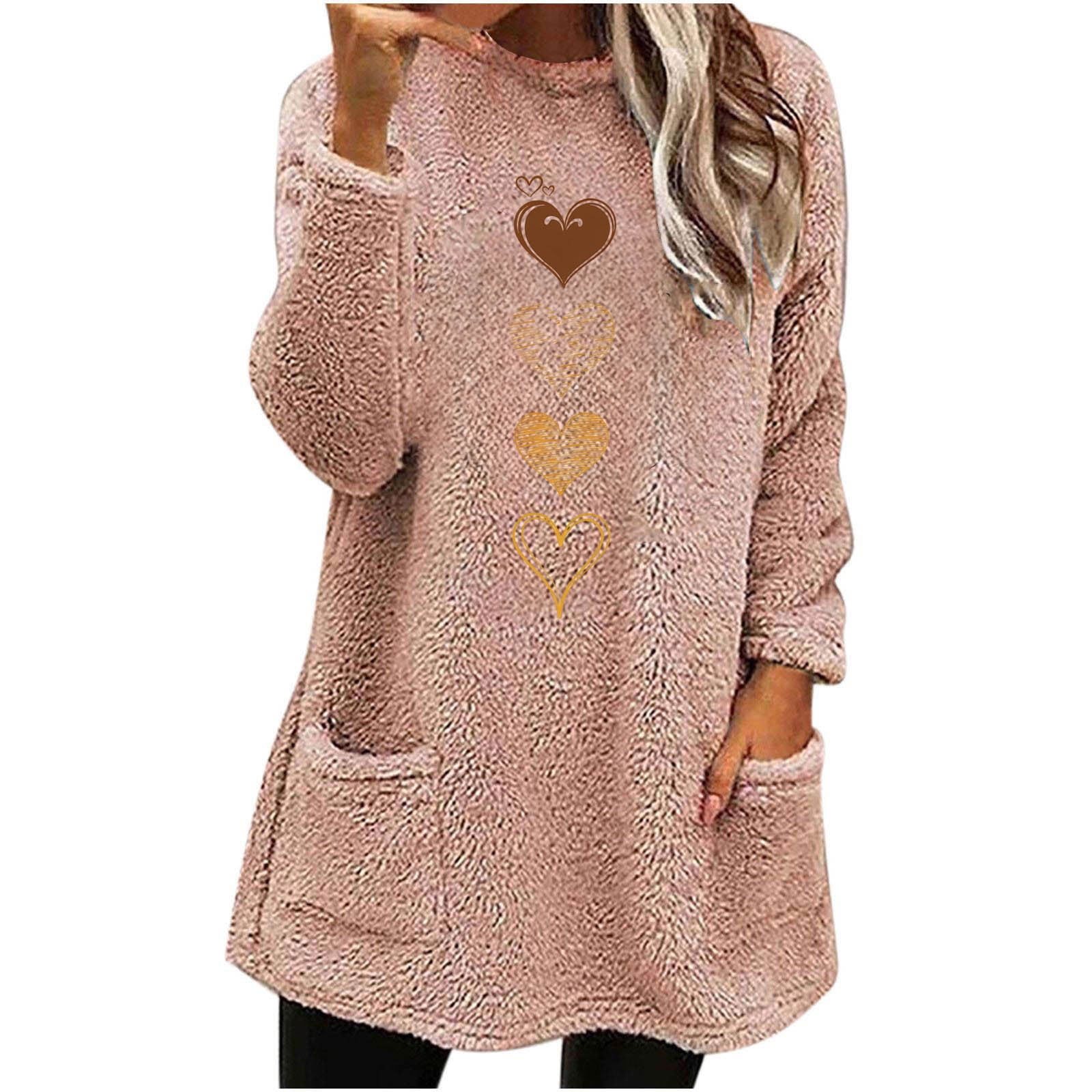 Click here for Wrkekc Sweaters For Women Trendy Fall Winter Fleec... prices
