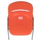 Emma + Oliver Orange Ergonomic Shell Student Stack Chair - Classroom ...