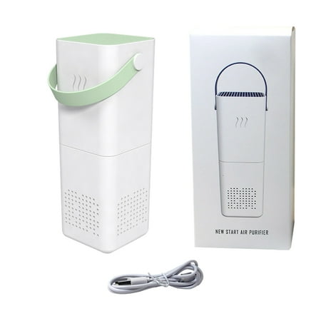 Portable USB Car Air Filter Household Small Silent Negative Ion Odor ...