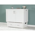 Madison Murphy Bed Chest with Charging Station & Coolsoft Mattress in ...