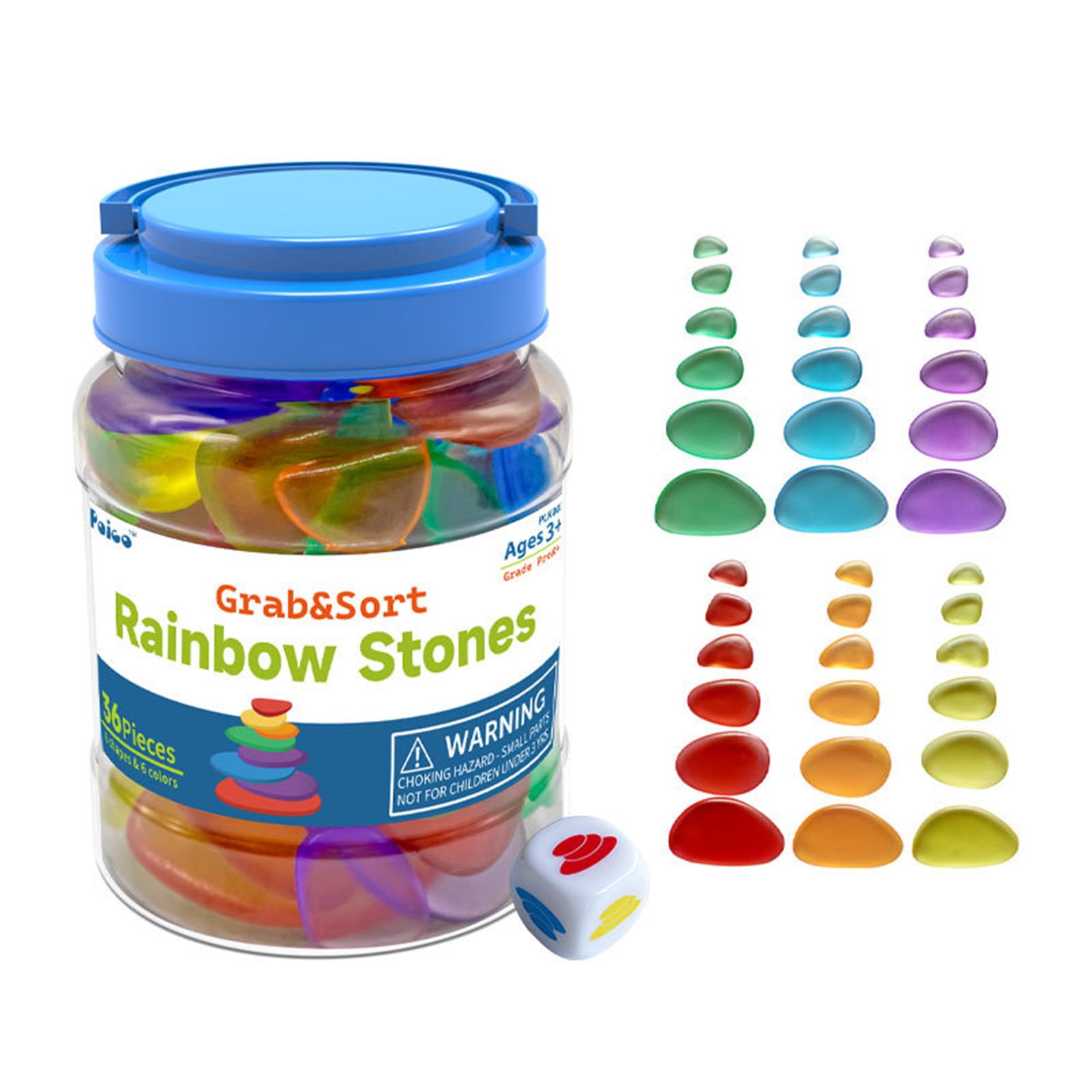 1 Set Toddler Toys - Fun, 14 Rich Themes, Color Recognition, Improve ...