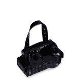 No Boundaries Women's Contemporary Long Bowler Handbag Black - Walmart.com