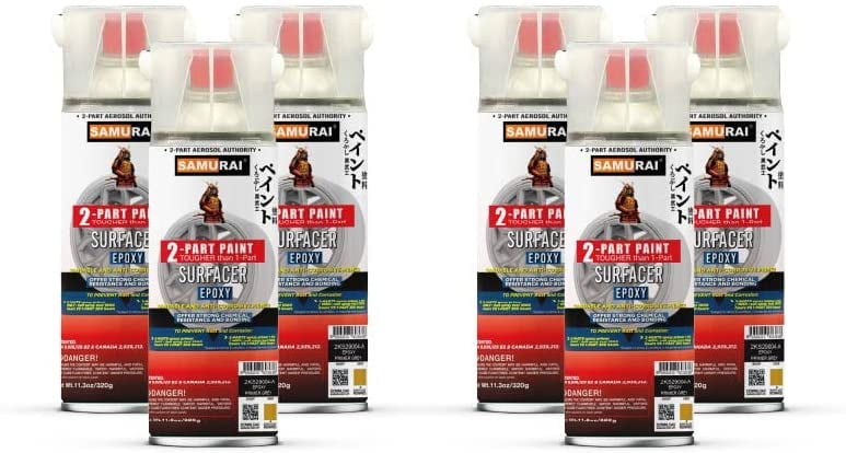 Samurai 2-Part Spray Paint Epoxy Primer for High Performance Wheel ...
