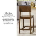 Free Shipping! Walker Edison Minimalist Solid Wood Counter Stool, Set ...
