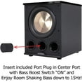 BIC Acoustech PL-300 12 inch Subwoofer, 1400W, Tri-Tuned Ports, BASS ...