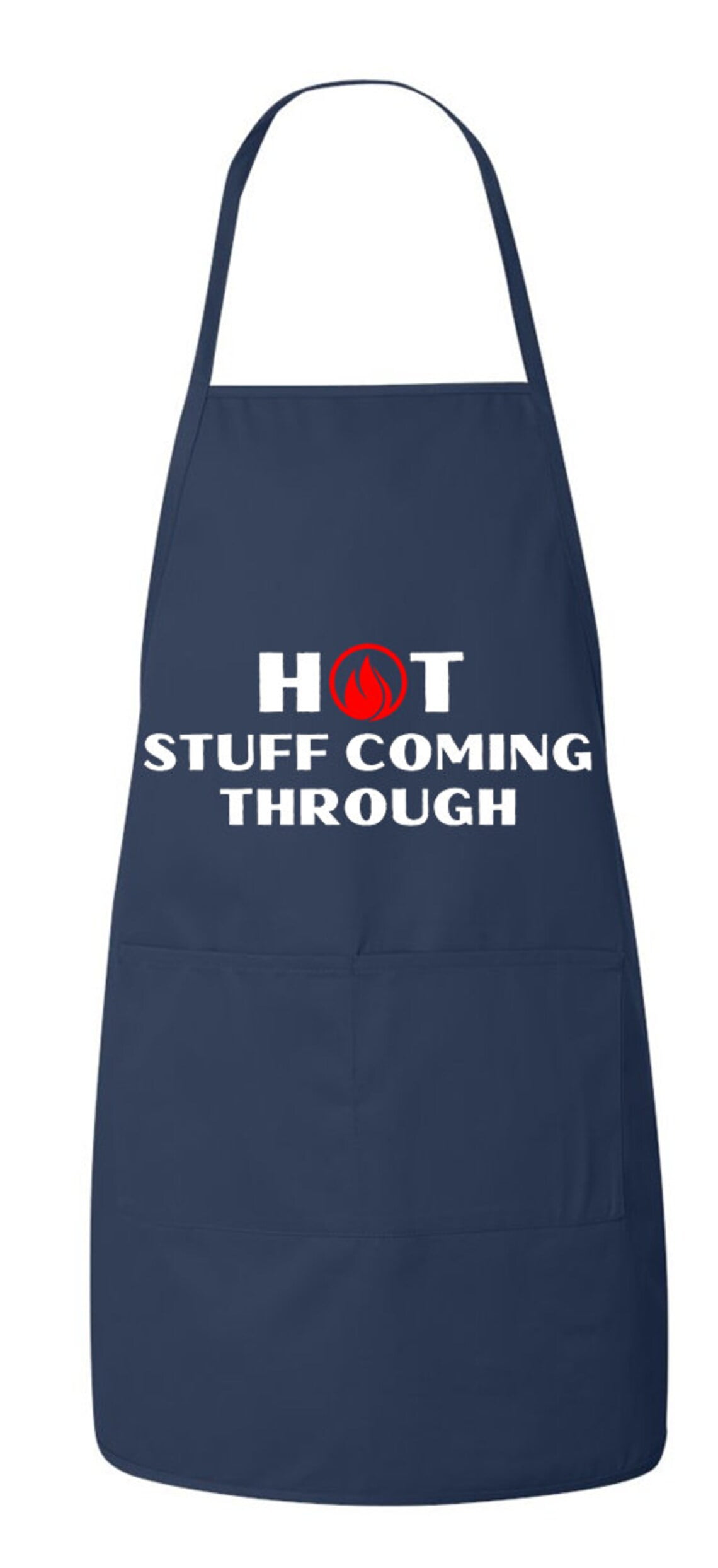 FASCIINO - Hot Stuff Coming Through, Funny Chef Apron with Two Front ...