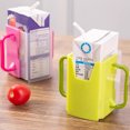 Juice Box Holder for Anti-Squeeze Cup Holder with Handle Adjustable ...