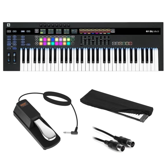 WORLDE Panda Mini USB MIDI 25-Key Controller, 8 Backlit Drum Pads ...