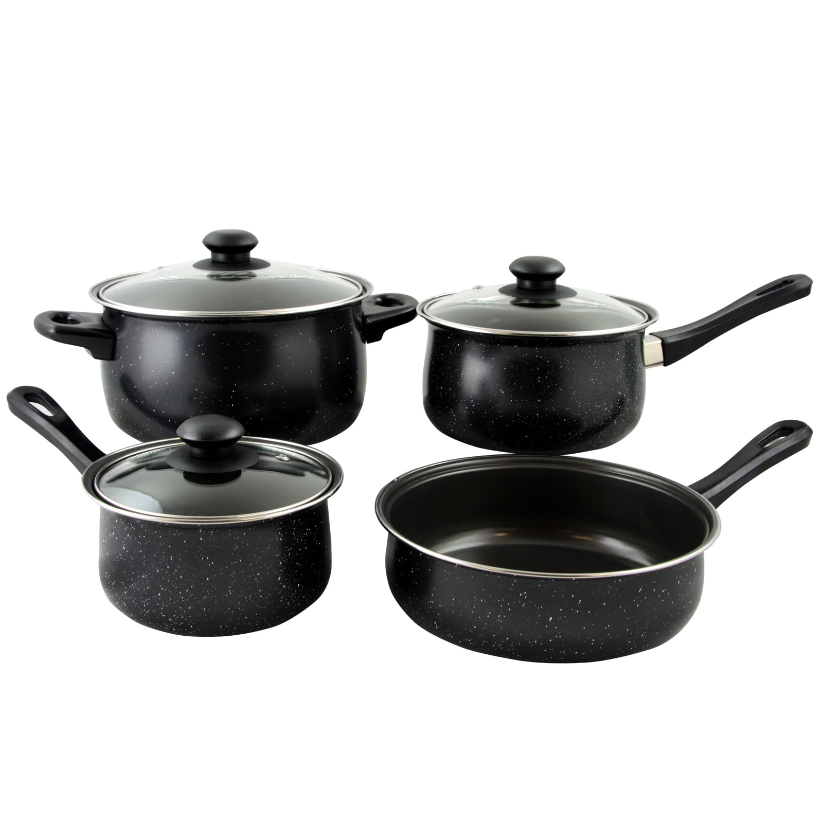 Gibson Home Casselman 7 Piece Cookware Set in Black with Bakelite ...