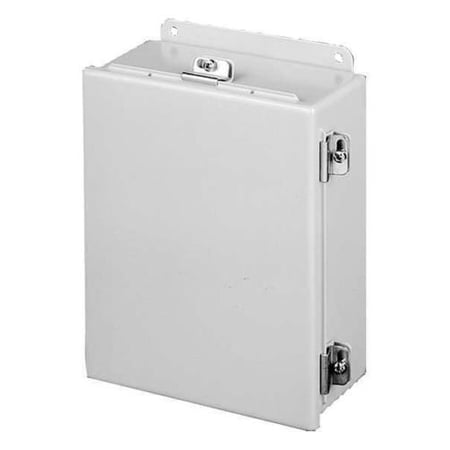 Hoffman A1212CHNF J Box, NEMA 4, Hinged Cover, Steel, 12.00" x 12.00" x ...