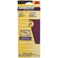3M Sandblaster No-Slip Grip Sandpaper, Gold, 3-2/3 in x 9 in, 180 Grit ...