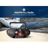 Emerson EPB-3002 Portable Bluetooth, MP3/CD AM/FM Stereo Radio Cassette ...