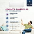 DELLA 11000 BTU Mini Split Air Conditioner 17 SEER2 Cools up to 550 Sq ...