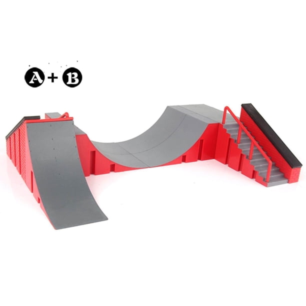 fastboy Finger Skateboard Toys Practicing Matching Skateboard Ramp Kit ...