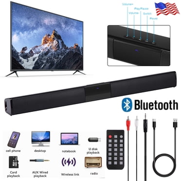 Wireless Speaker Home TV HiFi Portable Bluetooth Sound bar Stereo ...