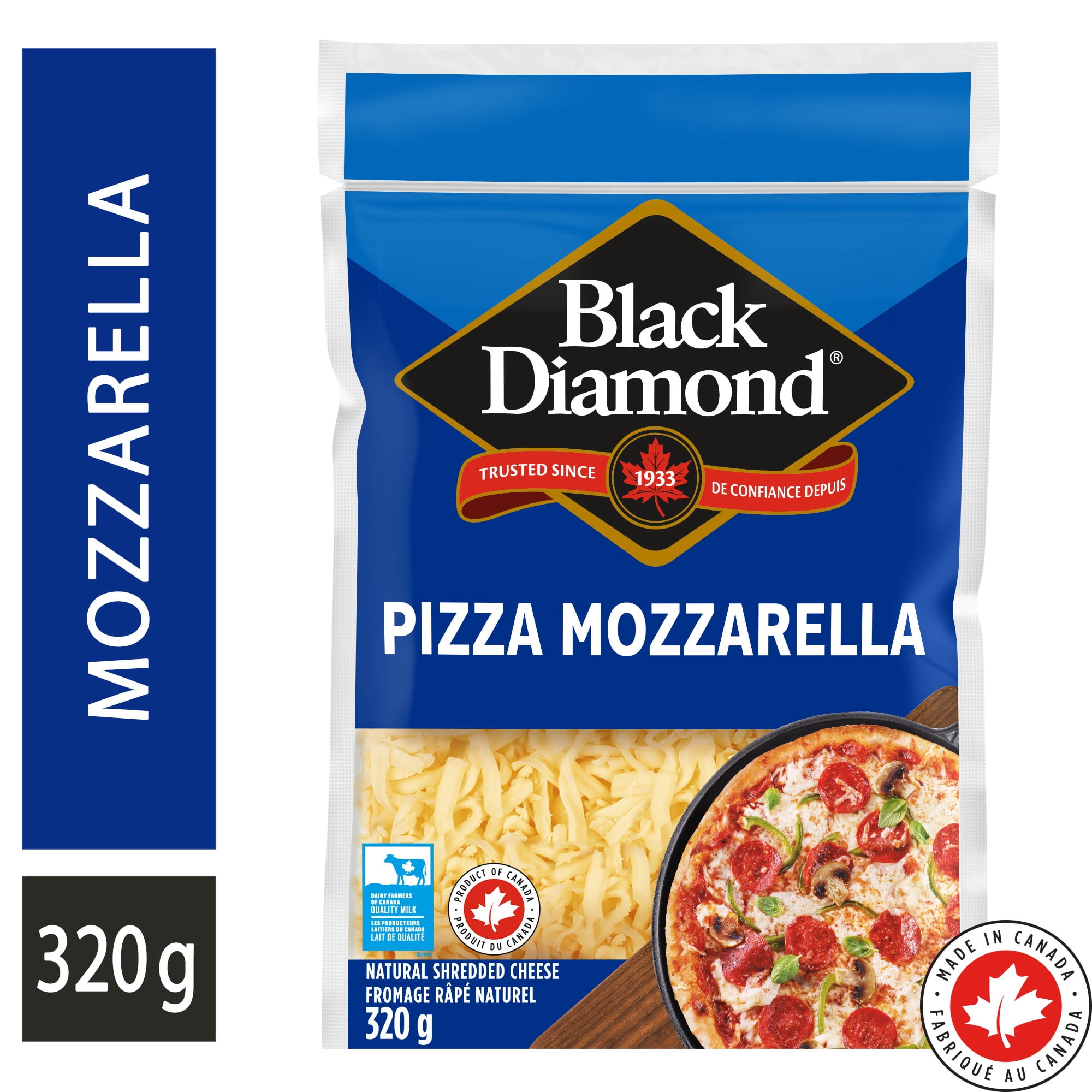 Click here for Black Diamond Shredded Mozzarella Cheese 320g prices