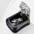 4 Digit Key Lock Box - Outdoor Portable Combination Key Safe ...