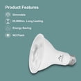 SHAANXIXIAN PAR30 LED Bulb 3000K Warm White Flood Light Long Neck ...
