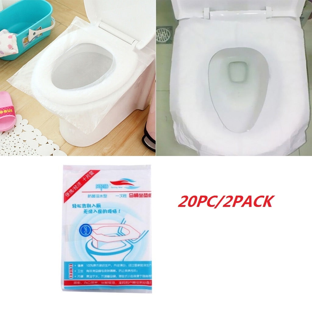 Click here for Agiferg 20pcs Toilet Seat Covers Paper Travel Sani... prices