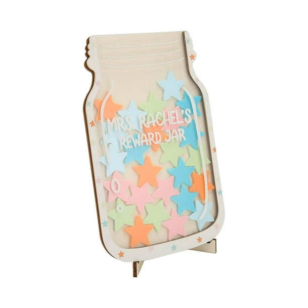 Star Reward Jar, Positive Behaviour Encouragement Colorful Practicing ...