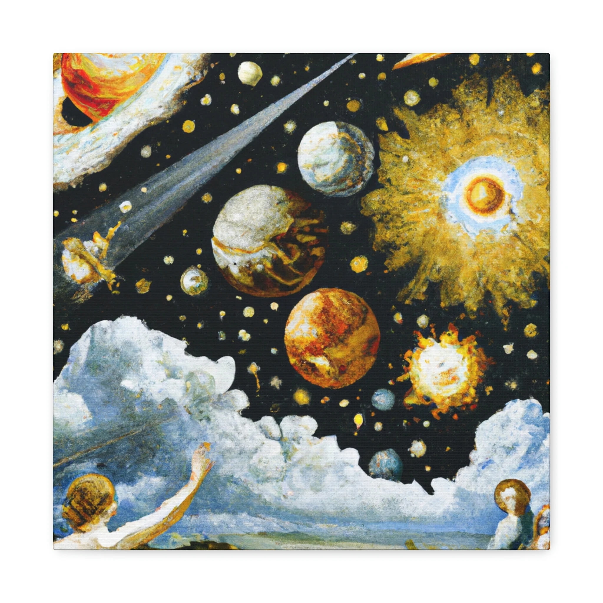 Cosmic Neoclassicism - Canvas - Walmart.com