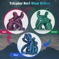Silk Tricolor PLA Filament 1.75mm, 3D Printer 3-in-1 Multicolor ...